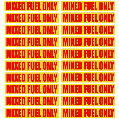 20 Pcs Mixed Fuel Only Stickers for Automotive Decals Fuel Cans Truck ...